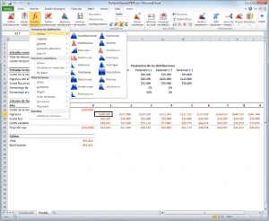 @Risk en análisis de riesgo utilizando simulación de Monte Carlo en Excel